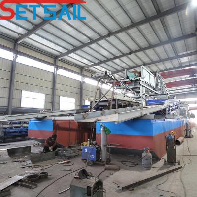 Cina Dredger per l'estrazione dell'oro e dei diamanti con scarico di agitazione Larghezza 4,5-10 m Basso costo di spedizione in vendita
