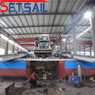 Cina Bucket Chain Lake Dredger per l'estrazione di minerali profondità di dragaggio 2-30m Spedizione rapida ed economica in vendita