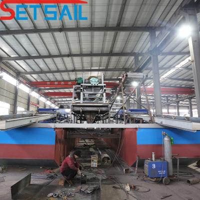 Cina 180000.000kg Pacchetto Peso lordo Dredger per fiume oro e diamanti con secchio a catena in vendita