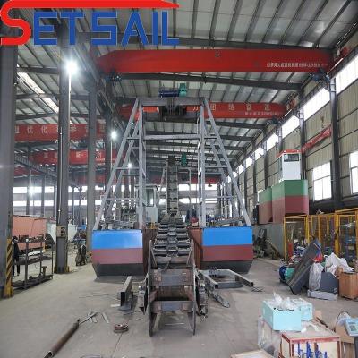 Cina Dredger per l'oro a catena a secco di 150 m3 di capacità per la separazione di galleggiamento in Sud America in vendita