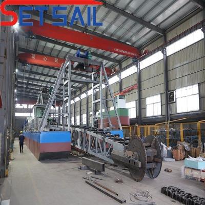 Cina Dredger per l'oro a catena a secco di 150 m3 di capacità per la separazione di galleggiamento in Sud America in vendita