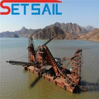 China 150 Cubic Meter Gold Mining Equipment Customized with River Sand and Mining Function for sale
