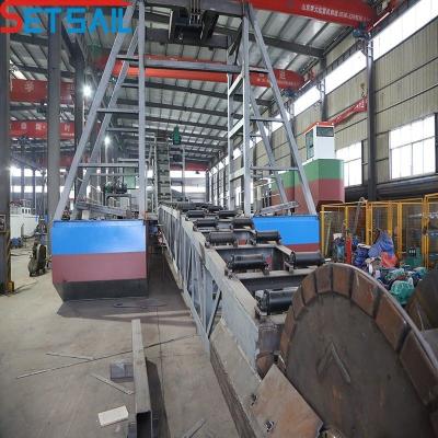 Cina 150 metri cubi all'ora Dredger per l'estrazione dell'oro a catena di secchio per la produzione di oro in volume in vendita