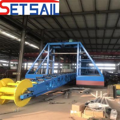 Cina 1.4mx1.2m-2.6mx1.5m Lunghezza dello schermo del tamburo.Diametro dragaggio per l'estrazione dell'oro per dragaggio fluviale in vendita