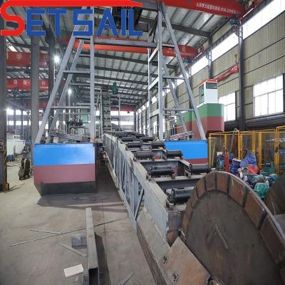 China Máquinas de mineração de ouro do Chain Bucket River Feitas com 4kw X 3-10kw X3 Dispositivo de migração à venda