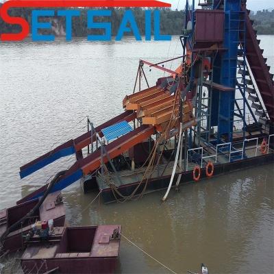 China River Chain Bucket Máquinas de mineração de ouro e diamantes para MM-16 CTN Slot Type Necessidades à venda