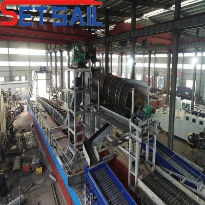 China Ecrã de tambor para máquinas de mineração de ouro em 1,4mx1.2m-2.6mx1.5m comprimento e diâmetro à venda