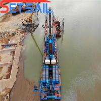 China Multi Function Chain Bucket Sand Gold Dredger for River Mining and ISO . CE Certified for sale
