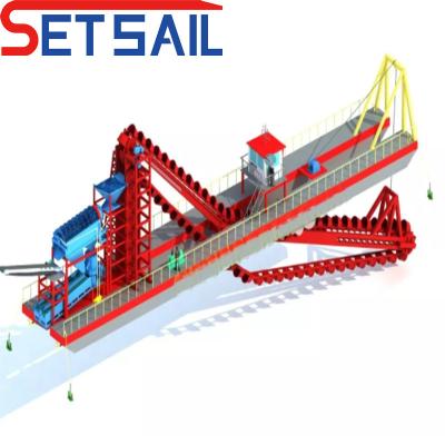 Cina Tempo di consegna stimato Dredger per l'estrazione di diamanti a catena in vendita