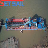 China Integrated Mineral Mining and Processing Bucket Chain Gold Mining Diamond Dredger for sale