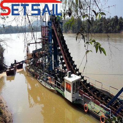 Cina Dredger per la produzione di diamanti a catena QHMB-10 Tempo di consegna stimato in vendita