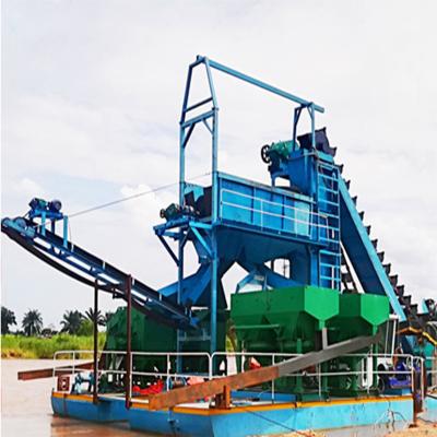 중국 Setsail Chain Bucket River Gold Diamond Dredger for Congo by Professional (세세일 체인 버킷 리버 금 광업 다이아몬드 드레거) 판매용