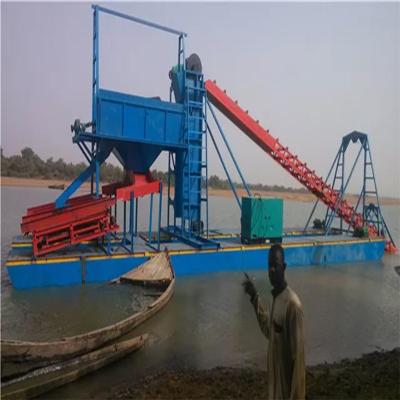 중국 Setsail Chain Bucket River Gold Diamond Dredger for Congo by Professional (세세일 체인 버킷 리버 금 광업 다이아몬드 드레거) 판매용