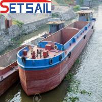China Initial Payment Multi Function Lake Big Stone Transportation Boat with Bottom Opening for sale