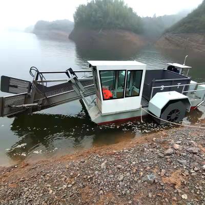 Cina Coltivatore idraulico acquatico semiautomatico di erbacce per canna/giacinto/spazzatura in vendita