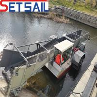China 50m3 Max. Loading Capacity Aquatic Weed Harvester for Eliminating Floating Garbage for sale