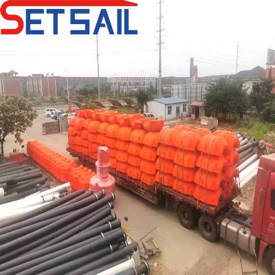 Cina Tubo in HDPE a sezione trasversale a forma rotonda, tubo di sabbia a aspirazione completa, per dragaglie a tramonto in vendita