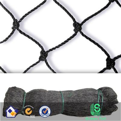 China black knotted anti-bird net/hdpe+uv bird netting poultry netting 50'x10' , 50'x25', 50'x50', 50'x100' for sale