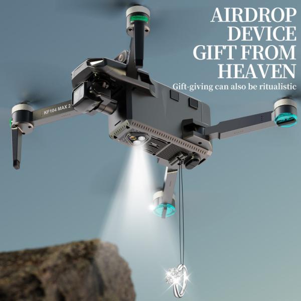 Quality Kf104 Max 2 Drone Rc 5g Wifi Drone 4k Professional With Aerial 3-axis Anti-shake for sale
