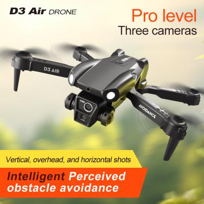 China 2024 D3 Air Drone LED Light 360-degree Tumbling Headless Mode Optical Flow Positioning Foldable RC Drone for Beginners for sale