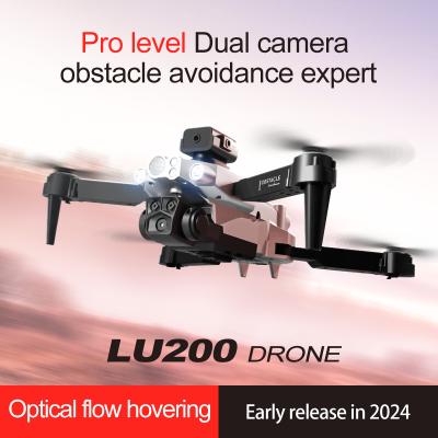 China Lu200 Gesture Video Toy Drone Obstacle Avoidance 360 Degree Flip 2.4g Wifi Fpv Selfie Drone Folding Uav Aerial Quadcopter for sale