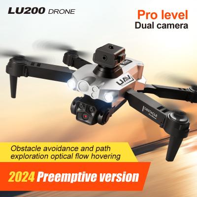 China Lu200 Gesture Video Toy Drone Obstacle Avoidance 360 Degree Flip 2.4g Wifi Fpv Selfie Drone Folding Uav Aerial Quadcopter for sale