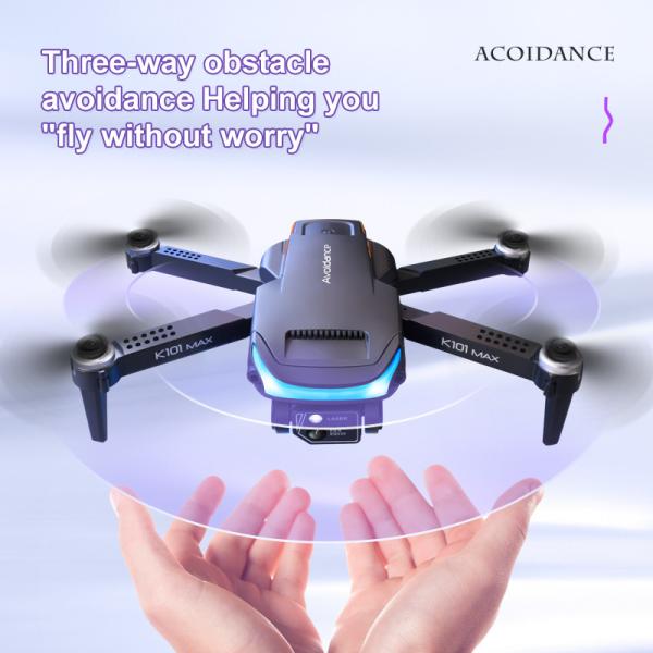 Quality Beginner Operator Skill Level K101 Max Drone 4k Camera and GGPS Mini Toy Drone for sale