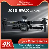China K10 Max Mini Drone 4K Professional Three Camera Optical Flow Localization Beginner Precision Flying 100m for sale