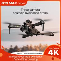 China K10 Max Mini Drone 4K Professional Three Camera Optical Flow Localization Beginner Precision Flying 100m for sale