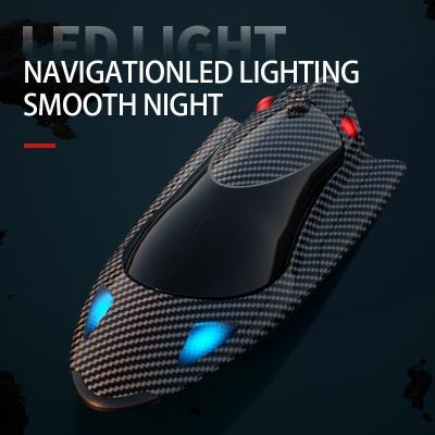 China 8 to 13 Years Age Range Rc Remote Control Speedboat High Speed 40 Km/h Jet Boat Led Light Capsized Recovery 2.4g Adults And Children for sale