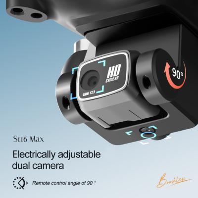 China BLACK S116 Drone 4k Profesional GPS Drones With Camera Hd 8k Cameras Rc Helicopter 5G WiFi Fpv Drones Quadcopter Toys for sale