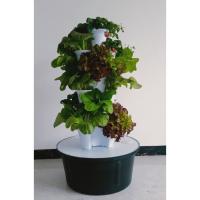 China Plastic Modern Stacking Vertical Flower Pot For Substrate Cultivation for sale