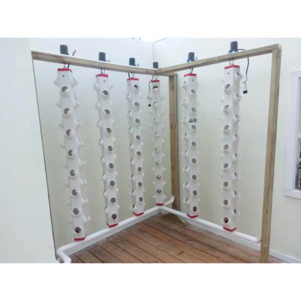 Quality Water Mist Column Cultivation Vertical Stand Plastic Flower Tower Planter Pots for sale