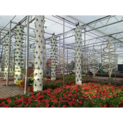 China Sistema de cultivo hidropônico de torre vertical interior à venda