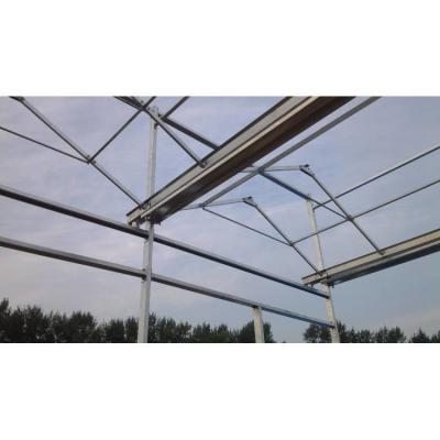 China Agriculture Multi-Span Glass Greenhouse Hydroponic Greenhouse White for sale