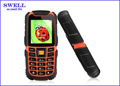 China 2.4 Inch GSM Durable Smartphone IP67 / Orange Heavy Duty Smartphone S6 for sale