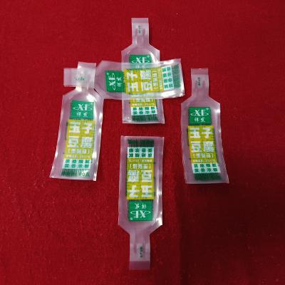 China Food Service Boilable Japanese Tofu Tube 210g 285g Bulk Clear Custom Print Packaging for sale
