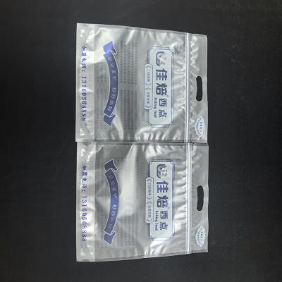 China Custom Printed Reusable Vacuum Seal Packing Bags Snap Lock PA PE Pouches For Branded Food Storage for sale