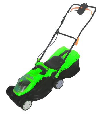 Chine Collection à grande vitesse électrique commerciale d'herbe de la couleur verte 35l de la tondeuse à gazon 3500rpm à vendre