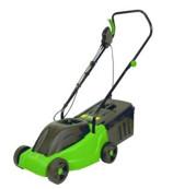 China Simple Handle Electric Start Lawn Mower Belt Drive Yellow Color Fast Rotation Speed for sale