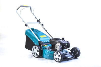 China Hand push gasoline  lawn mower  high wheel /  18 inch -  stable property 125cc for sale