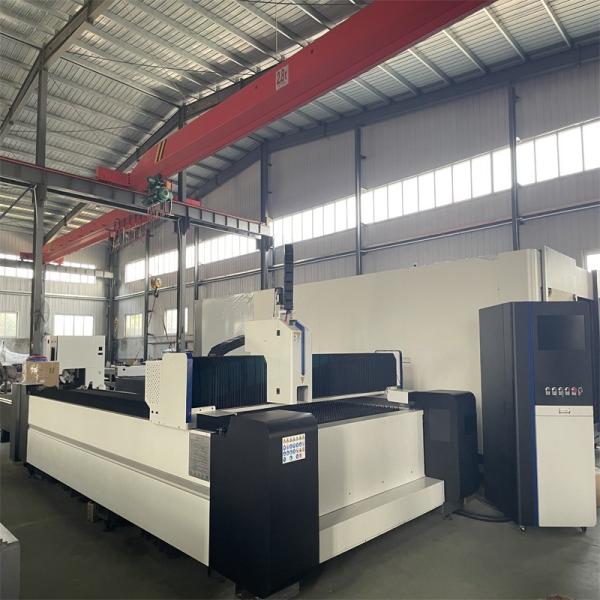 Quality Raytools Laser Head Double Platform Fiber Laser Cutting Machine for Thick Sheet for sale