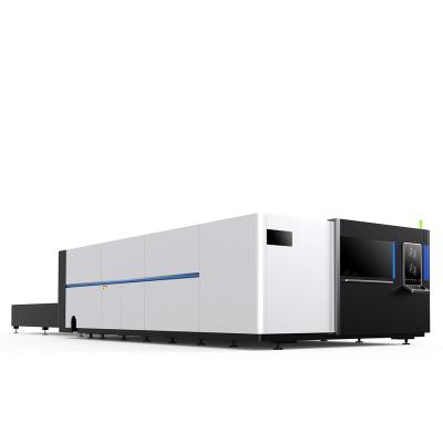 Cina Protezione a chiusura completa 12000w Cnc Fibra di metallo Laser Cutting Machine per acciaio inossidabile in vendita