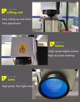 China Camera Ccd Visual Positioning Fiber Laser Marking Machine for Graphic Format Supported Dwg for sale