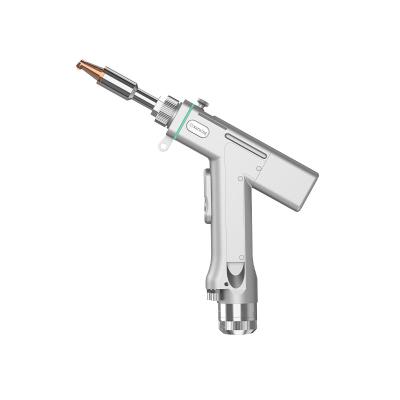 Fiber Laser Welding Head 3 In 1 Compact SUP23T Handheld Welding Gun With Feeder Machine