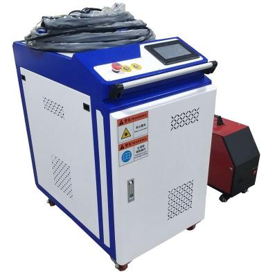 Cina Saldatrice a fibra CNC portatile 1000W 2000W 3000W con saldatura, taglio e pulizia 3 in 1 in vendita