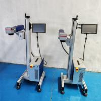 China Precision Laser Coding On Fly Boost Speed Efficiency Flying Marking Machine for sale