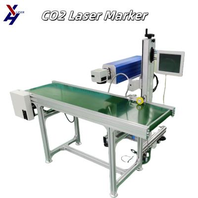 China Máquina de marcado por láser de alta velocidad de codificación láser de precisión para líneas de producción continuas en venta