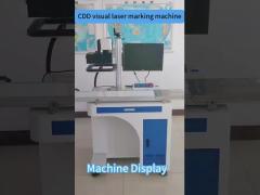 Máquina de marcado por láser de detección automática de posicionamiento de visión CCD