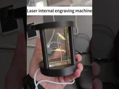 Machine de gravure interne 3D au laser pour le cristal artificiel et le verre à haut borosilicate
